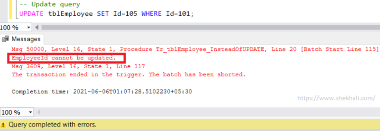 Triggers In Sql Understanding Triggers And Trigger Examples In Sql Server Shekh Alis Blog