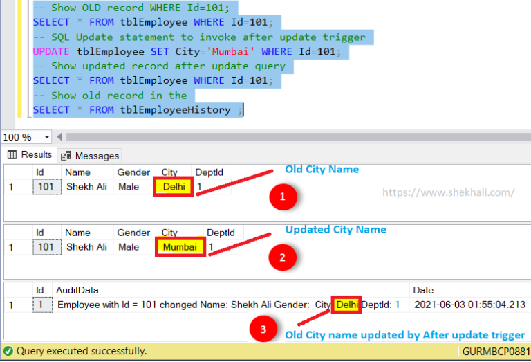 Triggers In Sql Understanding Triggers And Trigger Examples In Sql Server Shekh Alis Blog
